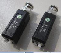 China CAT5e CAT6 to Camera Balck Single Channel Passive BNC Video Balun Transceiver Adapter for sale