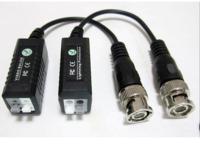 China CAT5e CAT6 to Camera Balck Single Channel Passive BNC Video Balun Transceiver Adapter for sale
