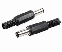 China Black 5.5mm x 2.1mm Male DC Power Plug Jack Solder Connector Adapter for Gender for sale