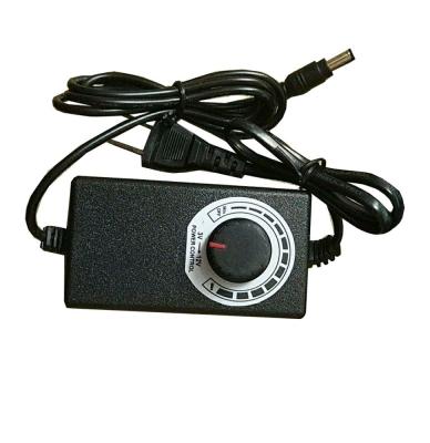 China Plug In 3-12V 24W DC Adjustable Power Adapter Stepless Voltage Regulator 2A 5.5*2.1 for sale