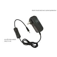 China 12VDC 12W 24W 1A 2A LED Power Supply Adapter with On/Off Switch CE Certified AU/US/UK/EU Plug for sale