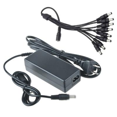 China 12VDC 5A 4 Ports 8 Ports Multiple Output Power Adapter with 85% Efficiency by C-Power for sale