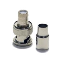 China RG59 Coaxial Cable CCTV BNC Male Connector Adapter for Smooth Signal Transmission for sale