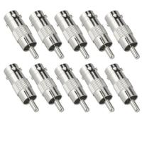 China RCA Male to BNC Female Coax Cable Connector Plug for CCTV Camera Installation for sale