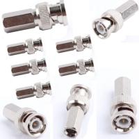 China BNC Male Twist-on Coaxial Connector for CCTV Security Cameras and CE Certified RG59 for sale