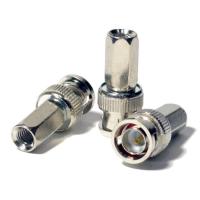 China BNC Male Twist-on Coaxial Connector for CCTV Security Cameras and CE Certified RG59 for sale