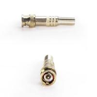 China Superior Silver BNC Male Connector Plug Adapter for Audio Video Cable No Welding for sale