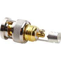 China Superior Silver BNC Male Connector Plug Adapter for Audio Video Cable No Welding for sale