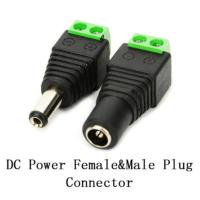 China 2.1x5.5mm Male Female DC Power Jack Adapter Connector Plug For Camera made of Copper for sale