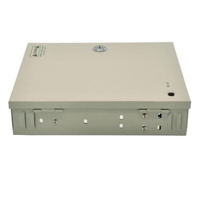 China 120W 9CH 12V 10A Output Current Multiple Output Power Supply Box for CCTV Space-Saving for sale