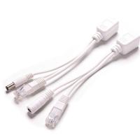China Convenient RJ45 Male Power In to RJ45 Female POE Injector and Adapter Splitter Kit for sale