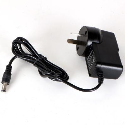 China CCTV Camera Power Supply Charger Adapter 2 PIN 5V 12V DC 1A with AU Plug CE Certified for sale
