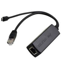 China CCTV Power Over Ethernet 5V POE Splitter 5V 2.4A with Micro USB Adapter for sale