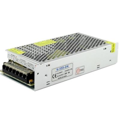 China 120W 24V 5A Power Supply for CCTV Camera or LED Strip Over-voltage Protection Assured for sale