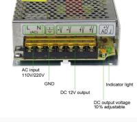 China 120v Input Voltage S-120-12 Switch AC 110V/220V to DC Converter Driver 12V 10A 120W Power Supply Adapter for sale