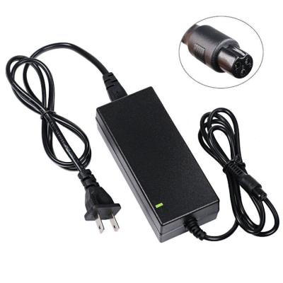 China 24V Li-ion Electric Scooter Battery Charger 29.4V 2A Power Adapter InLine Connector for sale