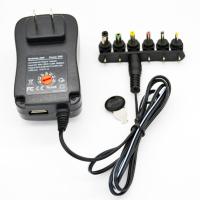 China C-Power AC100-240v Universal Multiple Output 30W 2.1A 3-12V Adjustable Power Adapter for sale