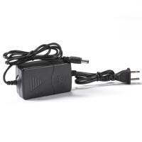 China 24w 100-240v AC 12v DC Double Wire Power Adapter with Coaxial Connector 5.5*2.1mm for sale