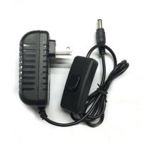 China 12V 1A/2A C-Power Power Supply with On/Off Switch and DC Connector 5.5*2.5mm/5.5*2.1mm for sale