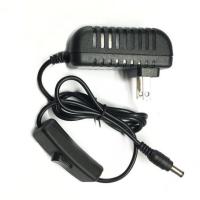 China Plug In EU Plug Adapter AC 100-240V DC 12V 2A 24w Power Adapter with ON/OFF Switch for sale