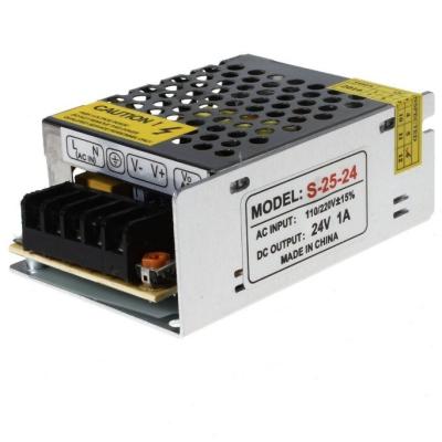 China CCTV Camera Power Supply 110v/220v AC 12v 2a 24v 1a DC with Output Frequency 50/60Hz for sale
