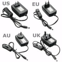 China DC Motor Power Adapter 12V 1A 2A with and DC Connector 5.5*2.1 5.5*2.5 by C-Power for sale