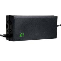 China 54.6V2A Lithium ion/Li-ion/Lipo Battery Smart Charger with 5.5*2.1mm DC plug Black for sale