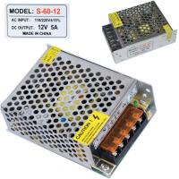 China 12V 5A/12V DC 5A Power Supply Perfect for LED Strip LED Monitor CCTV Output Voltage 12V for sale