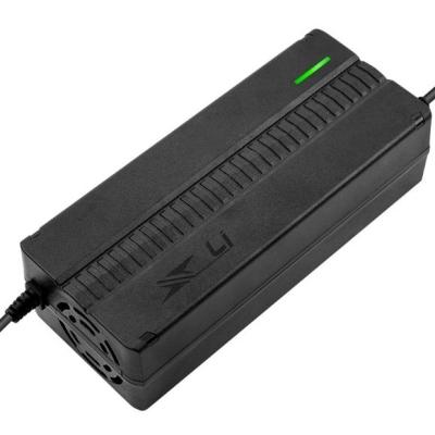 China 2.5mm 2.1mm DC Head 54.6V 5A Li-ion Battery Charger for 48V E-bike Magnum Bagi bike Amego for sale