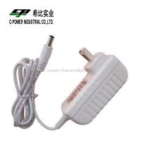 China Output Type DC 12V DC Power Adapter for C-Power AC100-240V Input White/Black Optional for sale