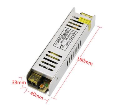 China Constant Voltage Output LED Lamp 12v dc 5a 60w Super Slim Long Thin Switch Power Supply for sale