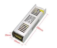 China LED Strip Light Power Supply Slim Size 180w AC 110-220V to DC 12V/24V Driver Adapter for sale