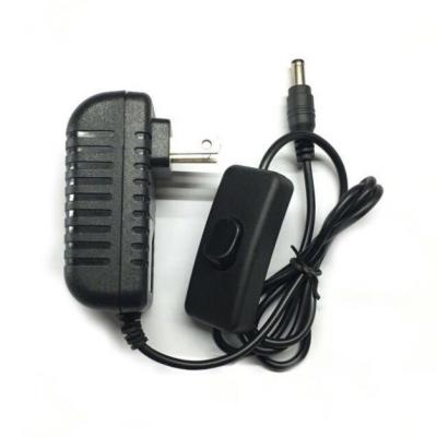 China AC100-240V Input Voltage 12V Power Adapter with Inline Switch Multiple DC Connectors for sale