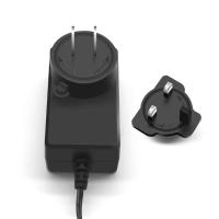 China DC Output Type Black C-Power 12V 2A Power Adapter with EU AU UK US Plug 100-240V for sale