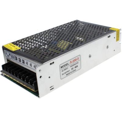 China 110V/220V AC DC Power Supply for LED Strip CCTV 3D PSU Overtemp Protection 5V 40A 5V DC for sale