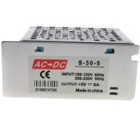 China Single Output 5V 6A Transformer Switch Power Supply for Led Strip Light AC 100V-240V for sale