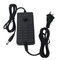 China 24V-36V 24W Black Adjustable Voltage Adapter with Plug In Connection by C-Power for sale