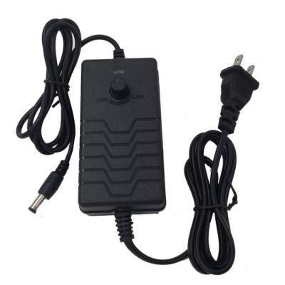China 24V-36V 24W Black Adjustable Voltage Adapter with Plug In Connection by C-Power for sale