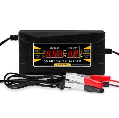 China Intelligent C-Power 12V 10A Converter Output Battery Charger for Motorcycles and Cars for sale