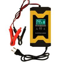 China 12v 6a Battery Charger for Car Motorcycle 4-100AH Lead Acid Battery No Charging Port for sale