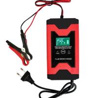 China 12v 6a Battery Charger for Car Motorcycle 4-100AH Lead Acid Battery No Charging Port for sale