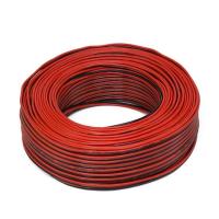 China 300/300v PVC Jacket RVB2x0.5/0.75/1.0/1.5/2.5/ Red Black Electrical Power Cable Wire for LED CCTV for sale