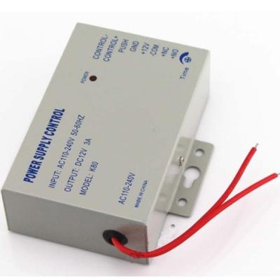 China 12V DC Output Metal Shell C-Power 3A 36W Power Supply for K80 Access Control Equipment for sale