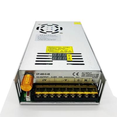 China C-Power 480W AC110V/220V 0-60V Adjustable DC Switch Power Supply with Digital Display for sale