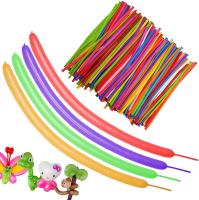 China Festival Party Decorations long Shape magic sliver whistle balloon latex balloons for sale