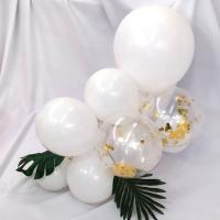China wedding decor  birthday balloons party decorations 12 inches plain pearl metallic color white black helium  latex  balloons for sale