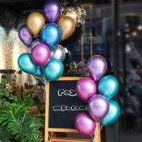 China Wholesale Decoration Stuffing Latex balloon  Chrome Party Ballon metallic Balloon 2.8g for sale