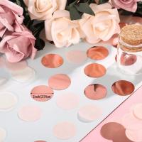 China Factory supply Biodegradable Wedding Confetti Tissue Paper Rose Gold Confetti for sale
