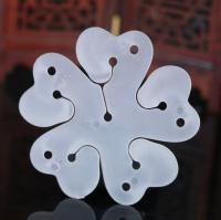 China hot sale clear plastic flower shape clip tie for balloon sealing for sale