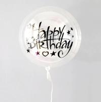 China DIY Balloon decoration pvc happy birthday bobo balloon stickers for sale